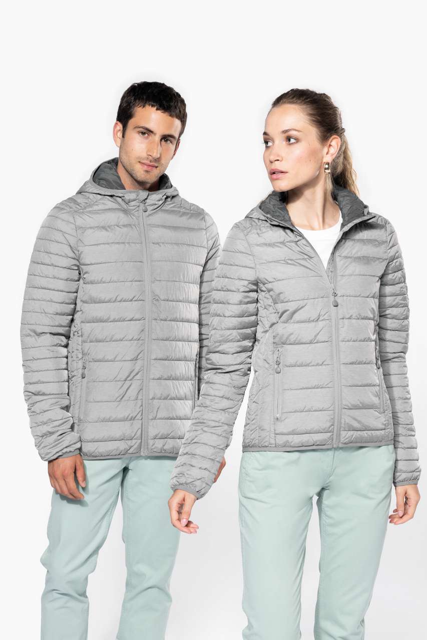 LADIES' LIGHTWEIGHT HOODED PADDED JACKET - CREALS