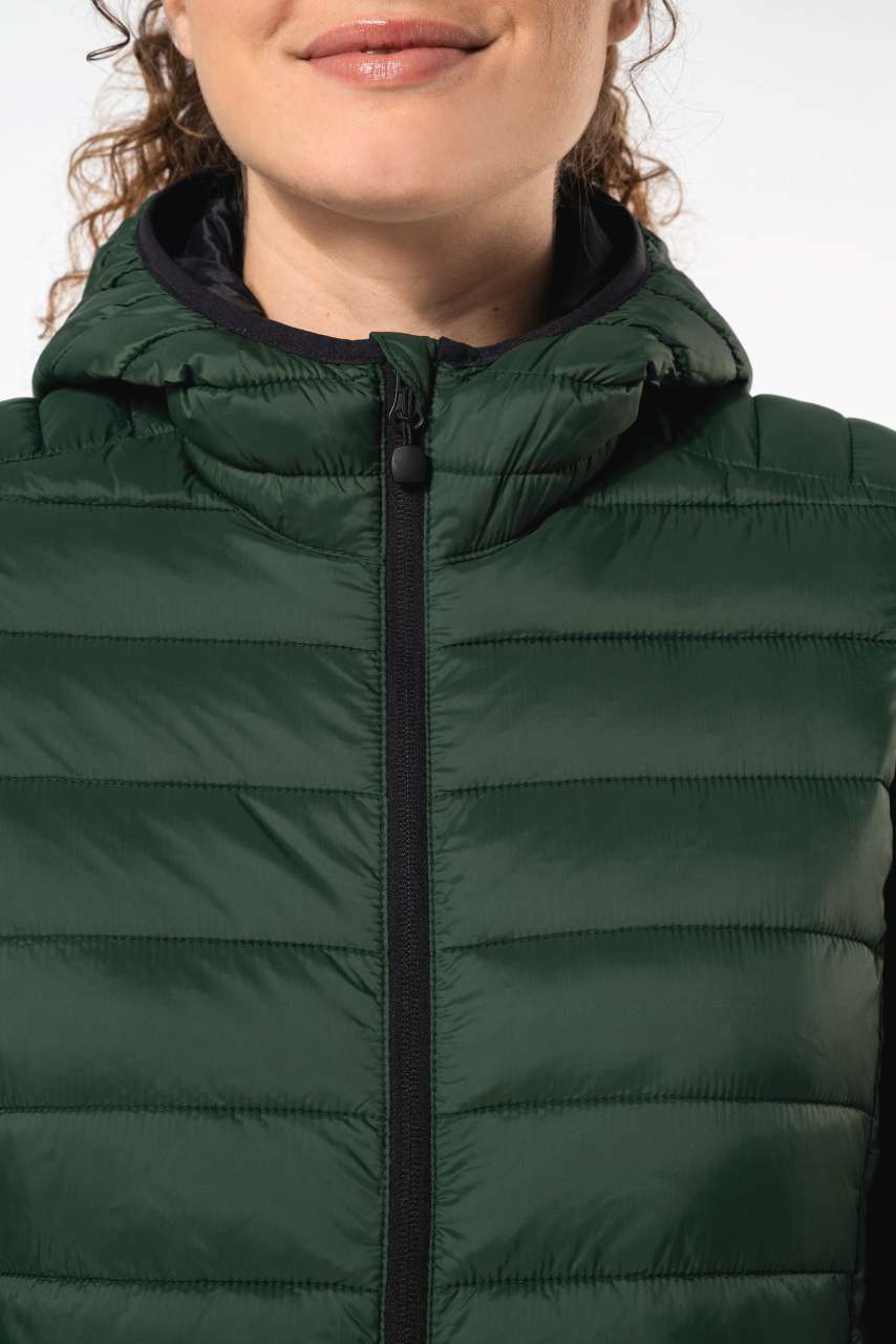 LADIES' LIGHTWEIGHT HOODED PADDED JACKET - CREALS