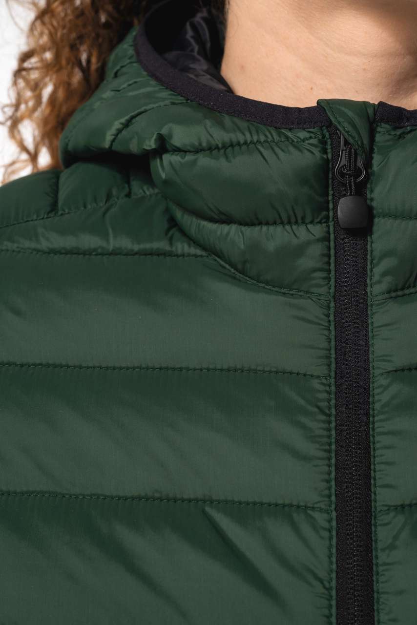 LADIES' LIGHTWEIGHT HOODED PADDED JACKET - CREALS